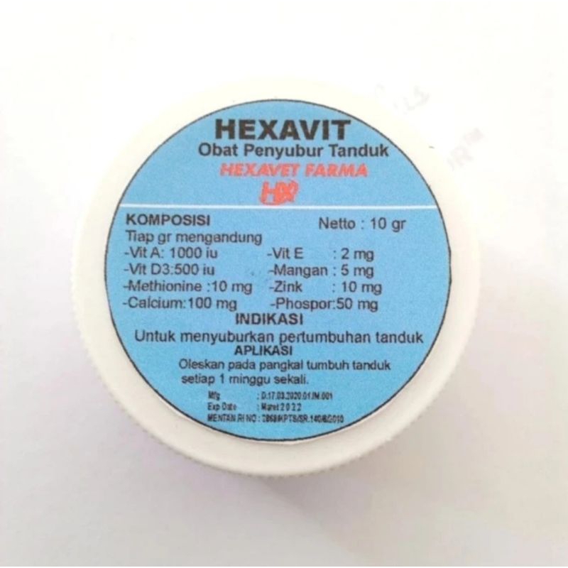 Jual Hexavit, obat penyubur tanduk kambing domba | Shopee Indonesia