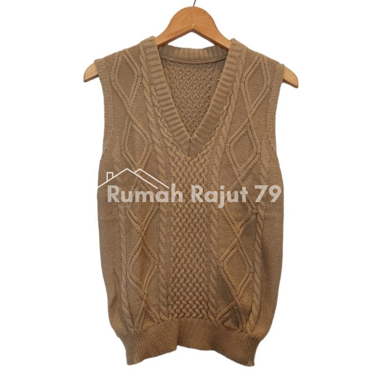 Jual Umber Rompi Vest Rajut Premium Motif Cable/rompi korean style/rompi wanita/atasan wanita ...