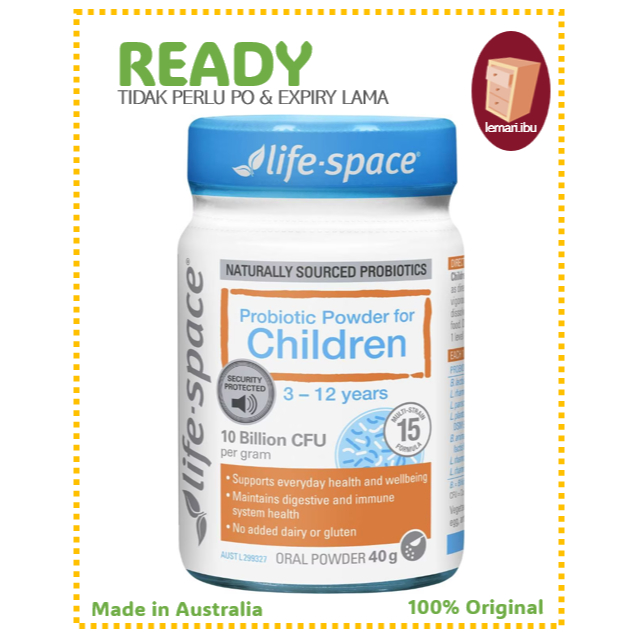 Jual Life-Space Probiotic Powder For Children (40g) - Probiotik untuk ...