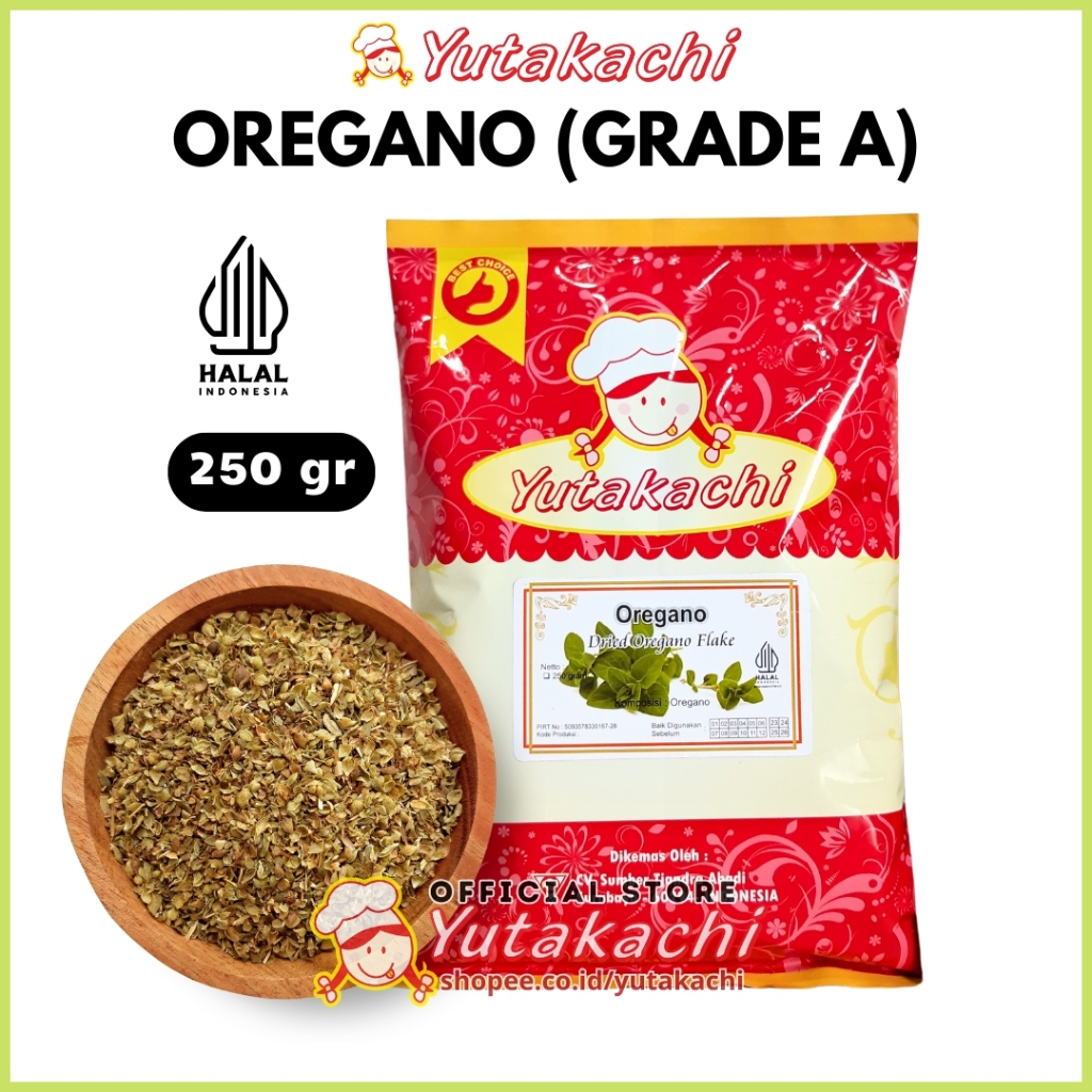 Jual [250 Gram] Oregano Grade A Yutakachi / Oregano Bubuk / Oregano ...