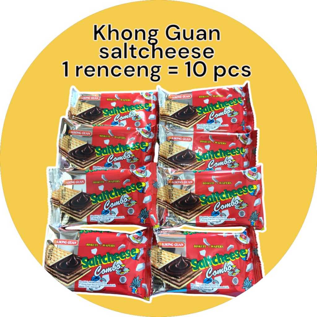 Jual KHONG GUAN SALTCHEESE (1 RENCENG = 10 PCS) | Shopee Indonesia