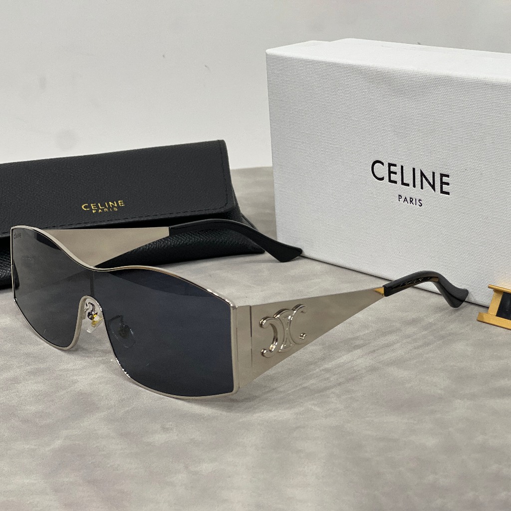 Jual （COD）Ce**enKacamata Hitam Y2K Punk Fashion untuk Wanita Pria Kacamata Hitam Lilit Trendi ...