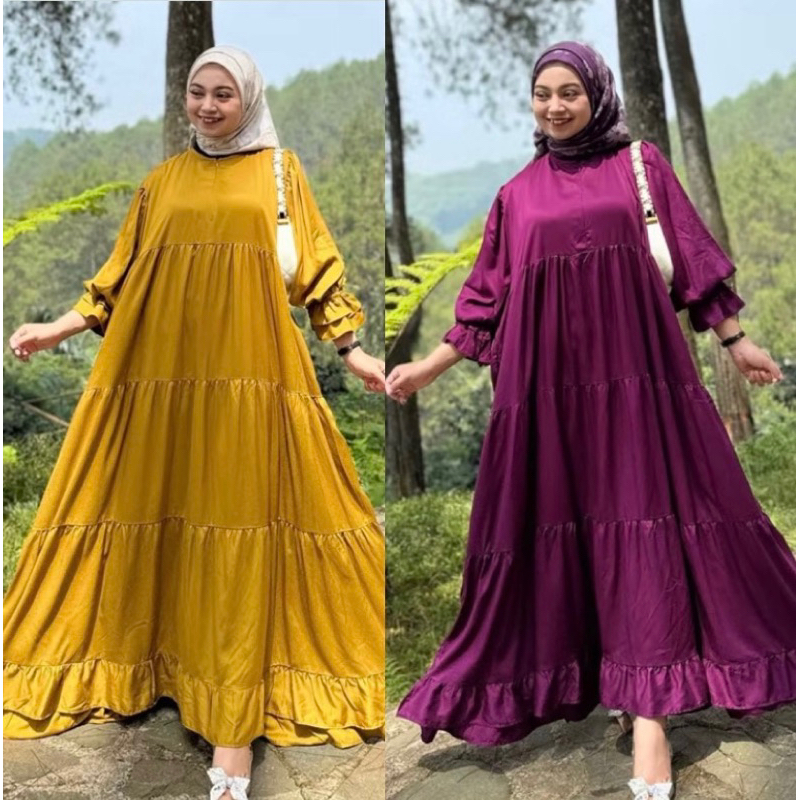 Jual GAMIS MEDINA RAYON TWILL PREMIUM TERBARU/GAMIS SYARI TWILL POLOS ...