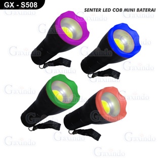 Jual SENTER LED COB SUPER TERANG S508 SENTER MINI LED SENTER BATERAI ...