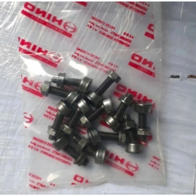 Jual BAUT STELAN SETELAN KLEP KATUP PLUS MUR HINO LOHAN FM26OTI ...