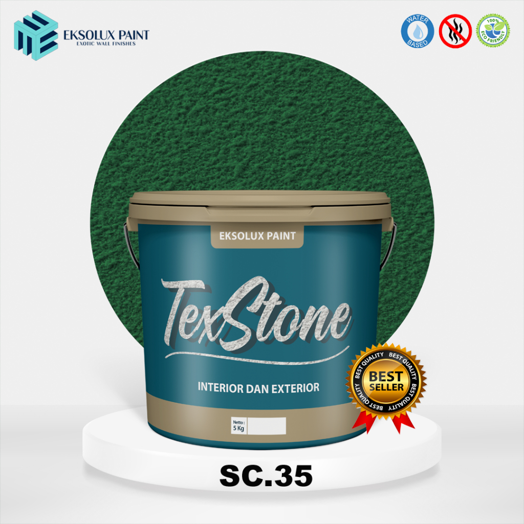 Jual Cat Tembok Motif Texture Kamprot INTERIOR EXTERIOR Berat 5 Kg ...