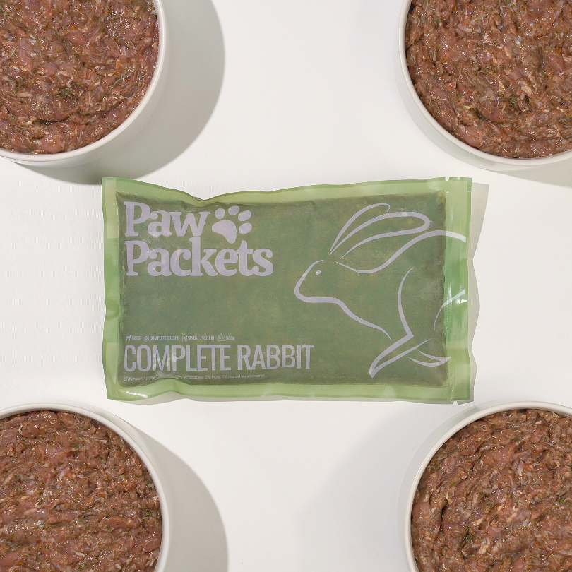 Jual Paw Packets - Rabbit Complete Recipe - Raw Dog Food 500g | Shopee ...