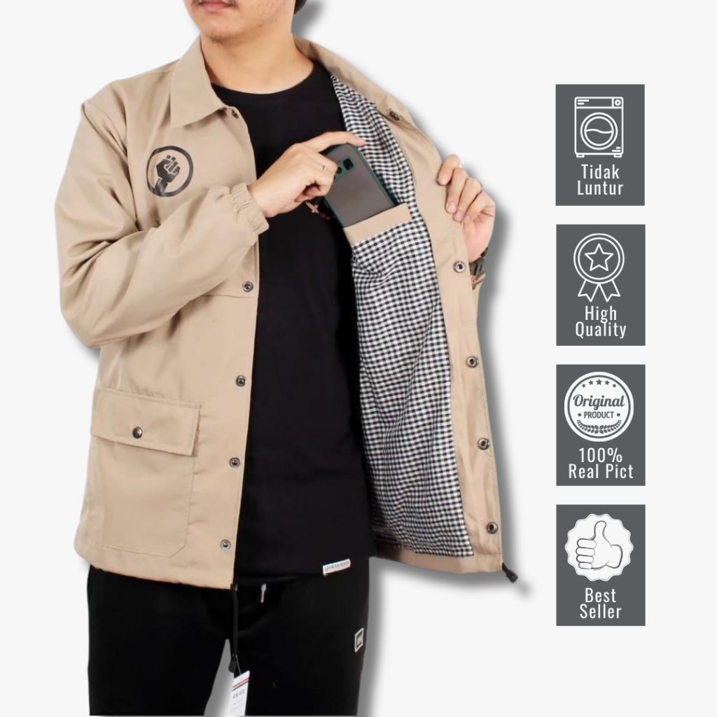 Jual Jaket Coach erigo Yang lagi Hits - Jaket Coach Pria Wanita Freestyle Waterproof Anti Air ...