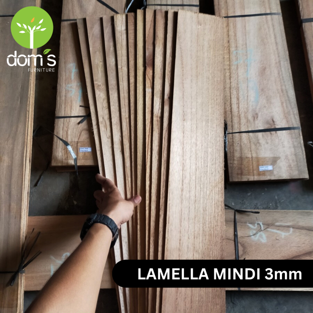 Jual Dom's Lamella/Veneer Kayu/Wood Veneer Mindi 3mm Bahan/Material ...