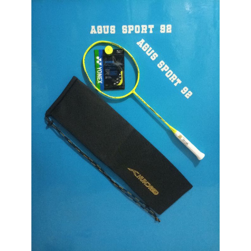 Jual RAKET BADMINTON ORIGINAL HUNDRED ROCK R 9 (LIME) | Shopee Indonesia