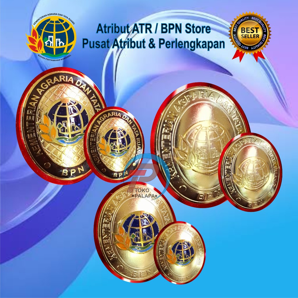 Jual PIN KEMENTERIAN ATR/BPN OVAL | Shopee Indonesia