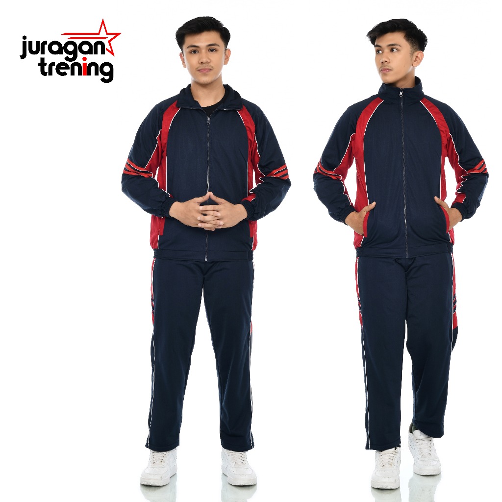 Jual setelan jaket celana training olahraga seragam olahraga jogging ...