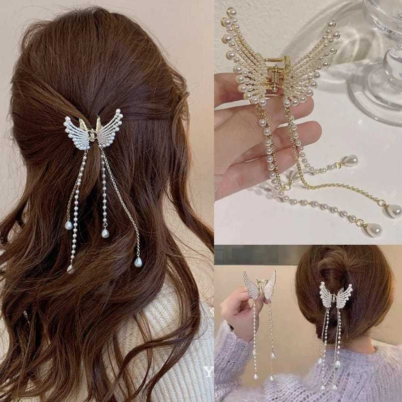 Jual JE.ID Jedai Rambut Korea Aesthetic Kupu Kupu Jepitan Rambut Korea ...