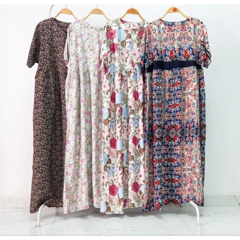 Jual DASTER BUSUI kekinian ruffle resleting | Shopee Indonesia