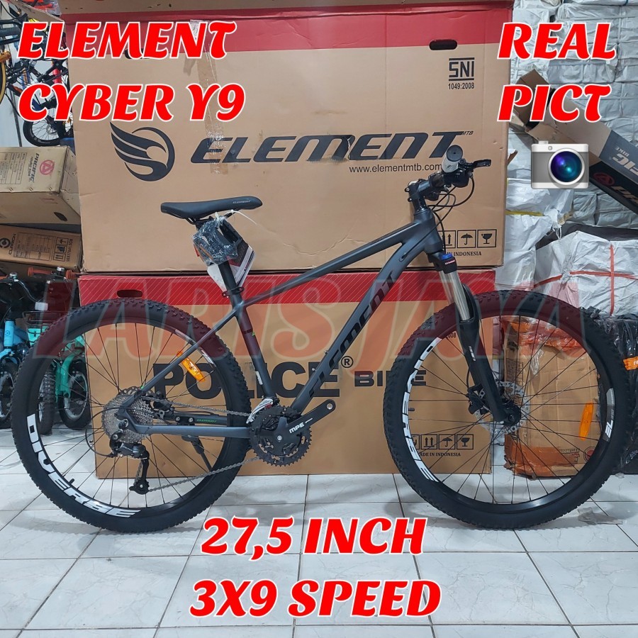 Jual [ BONUS BRACKET BOTOL MINUM ] SEPEDA GUNUNG MTB 27,5 INCH ELEMENT ...