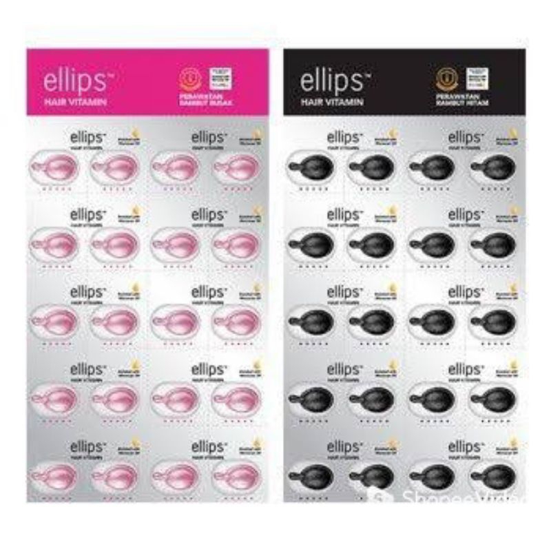 Jual ELLIPS HAIR VITAMIN ISI 20 BUTIR | Shopee Indonesia