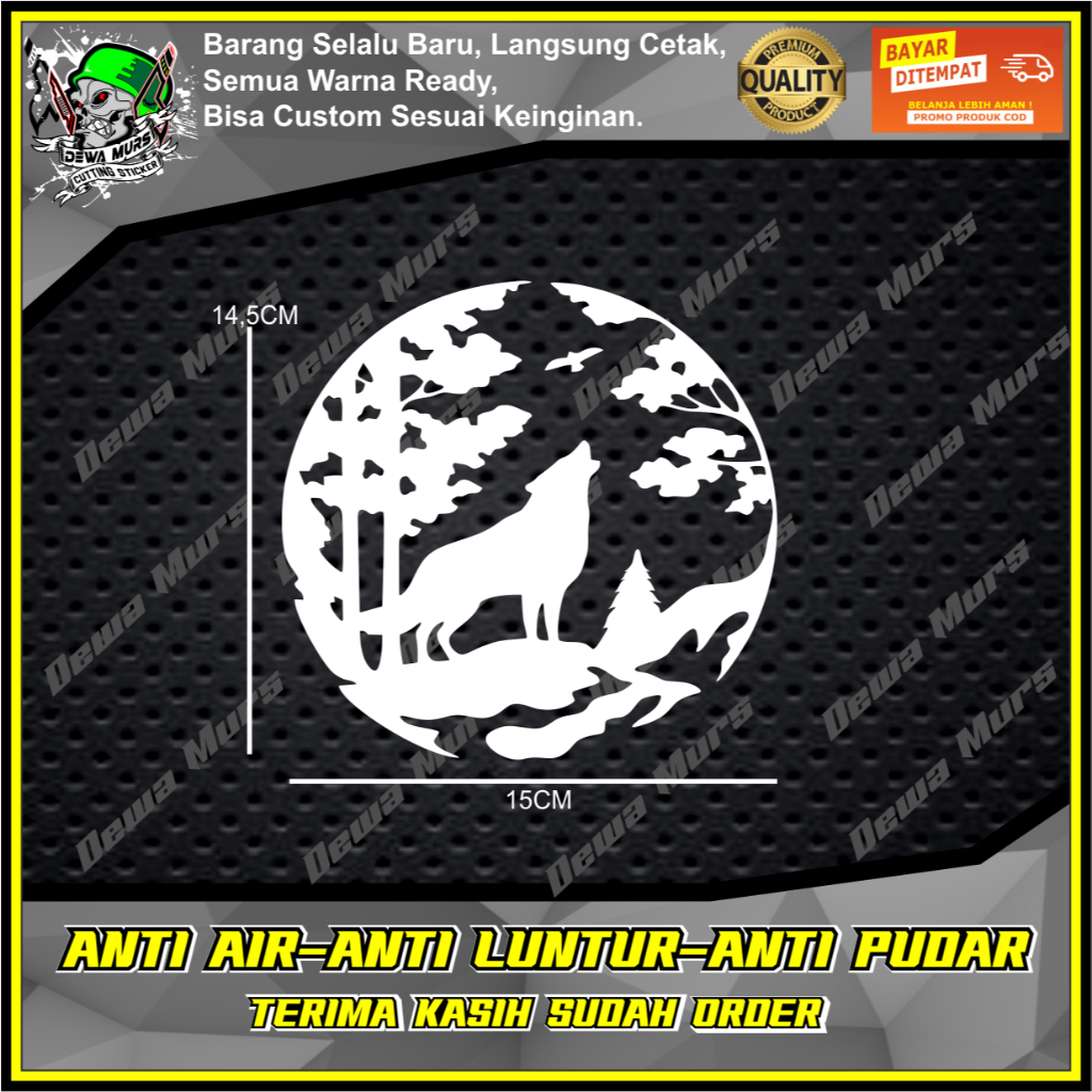 Jual Cutting Sticker PEMANDANGAN ADA SRIGALANYA Cocok Buat Motor Dan ...