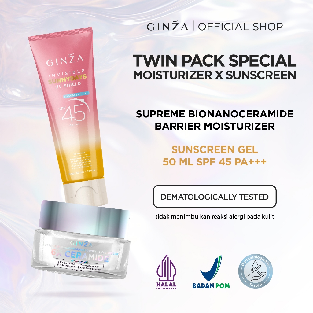 Jual [PAKET CANTIK ISI 2] GINZA 6X Ceramide Skin Barrier Repair ...