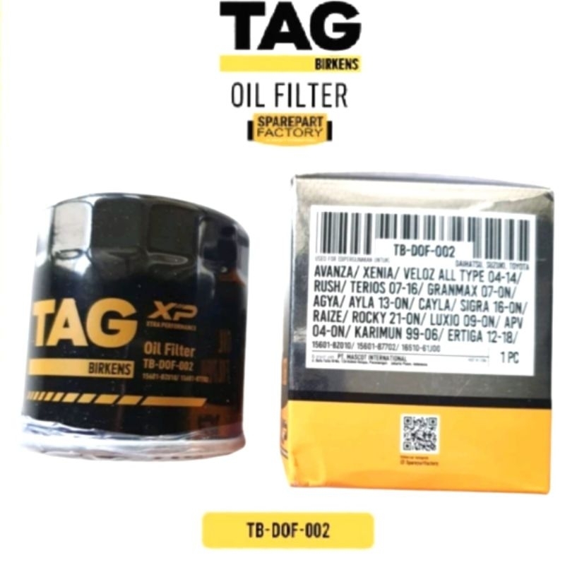 Jual Filter Oli Avanza Xenia Rush Terios Ayla Agya Sigra Calya Grand ...