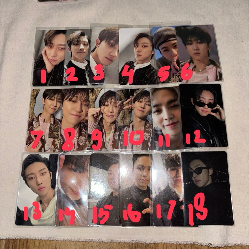 Jual Photocard official seventeen Face the sun scoups jeonghan mingyu the8 woozi jun wonwoo ...