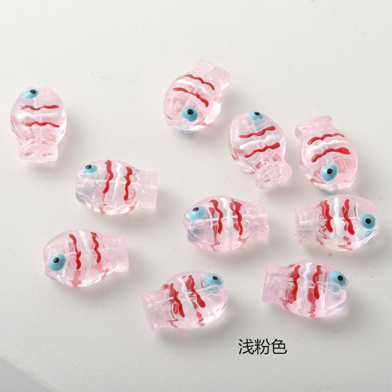 Jual 1 pcs Manik Ikan Berwarna | Manik Ikan Plastik | Manik Diy ...