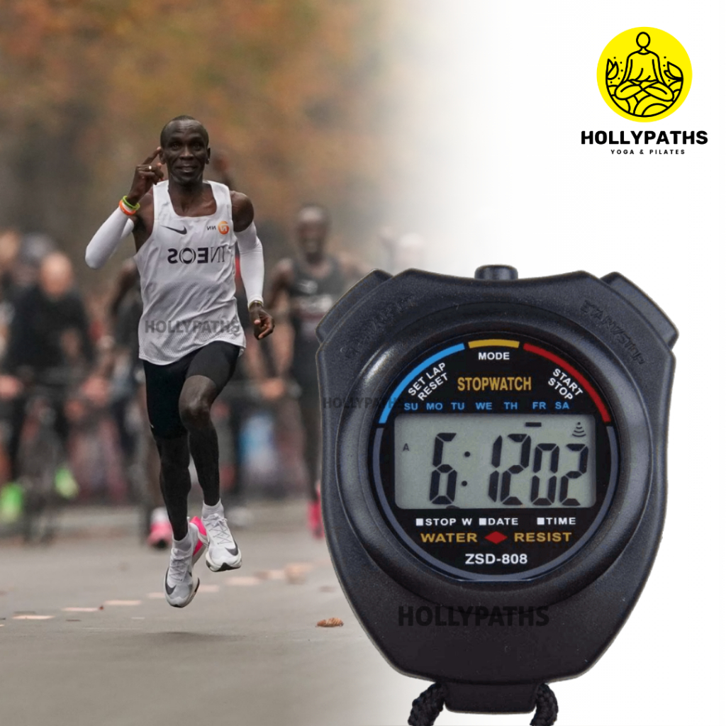 Jual Stopwatch Profesional Sports Stop Watch Digital LCD Dengan Strap ...
