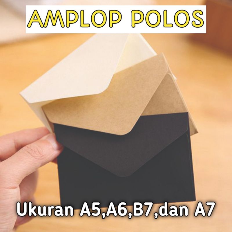Jual AMPLOP A5/A6/A7/B7/AMPLOP VINTAGE/AMPLOP UNDANGAN/AMPLOP POLOS ...