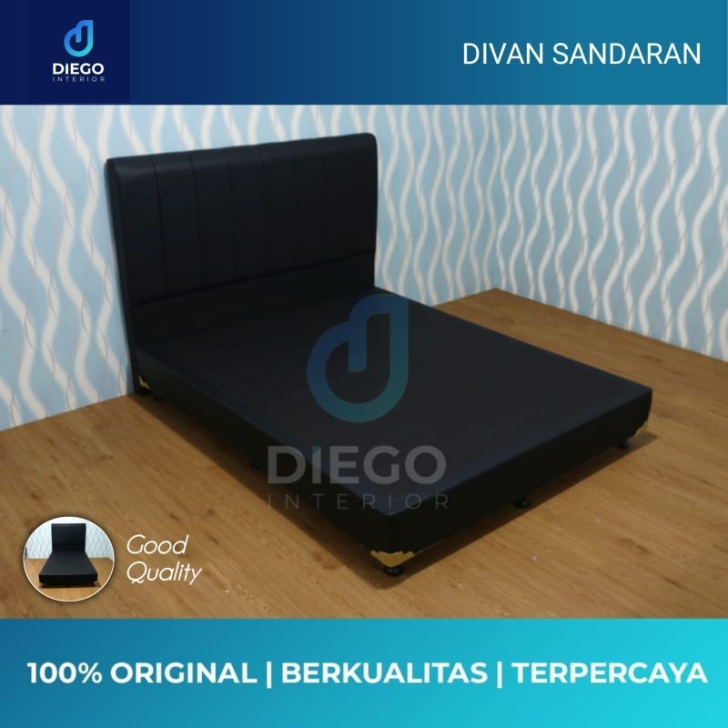 Jual Divan Dipan Sandaran Full Rangka Tempat Tidur Untuk Kasur Matras ...