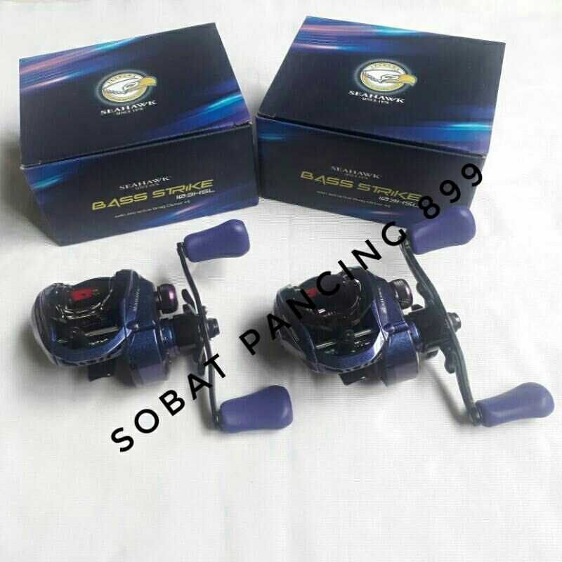 Jual Reel Pancing Bc Seahawk Bass Strike 103 HSL Drag Clicker | Shopee ...