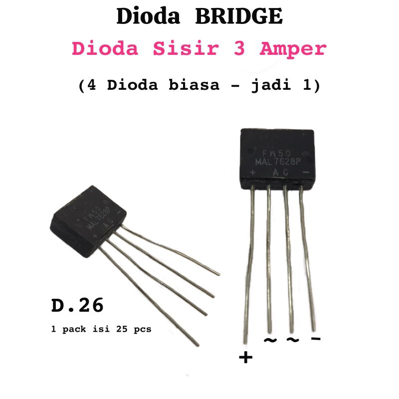 Jual Dioda Bridge Sisir 3A | Shopee Indonesia