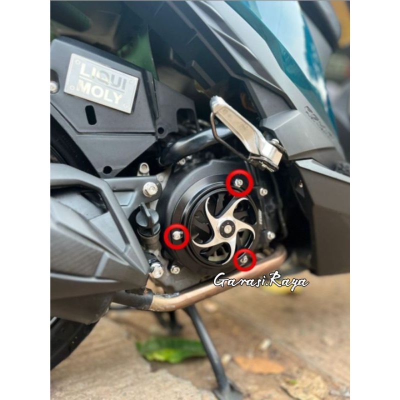 Jual baut spinner Vario Beat Scoopy stainless 2Kunci heng Original ...