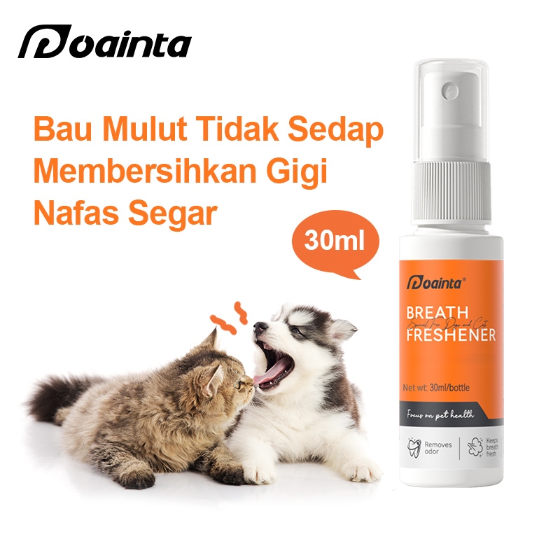 Jual PUAINTA Spray Anti Bau Mulut & Plak Gigi Untuk Kucing dan Anjing ...