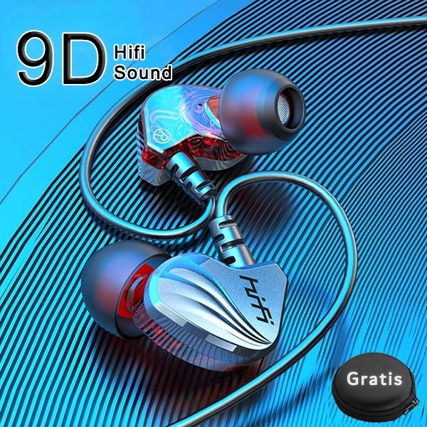 Jual (COD) Headset Gaming With Mic Telinga Gantung 9D Bass Hifi ...