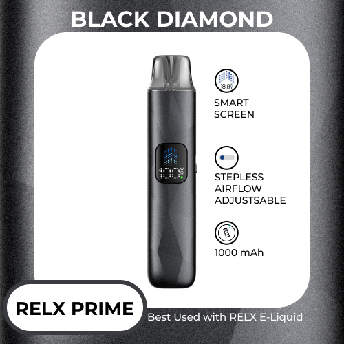 Jual RELX Prime Kit (Isi 1 Refillable Device dan 2 Cartridge) - Black ...