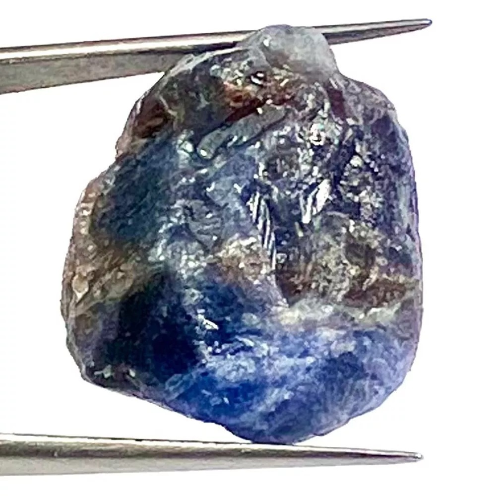 Jual bahan batu blue safir 100% alami kode batu c078 | Shopee Indonesia
