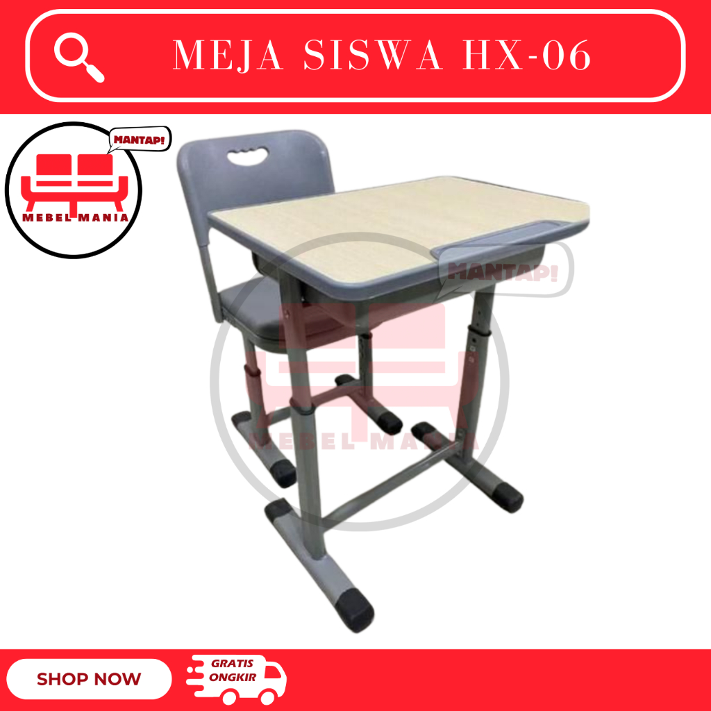 Jual Meja Sekolah HX-06 / Meja Siswa / Meja Belajar / Bangku Sekolah ...