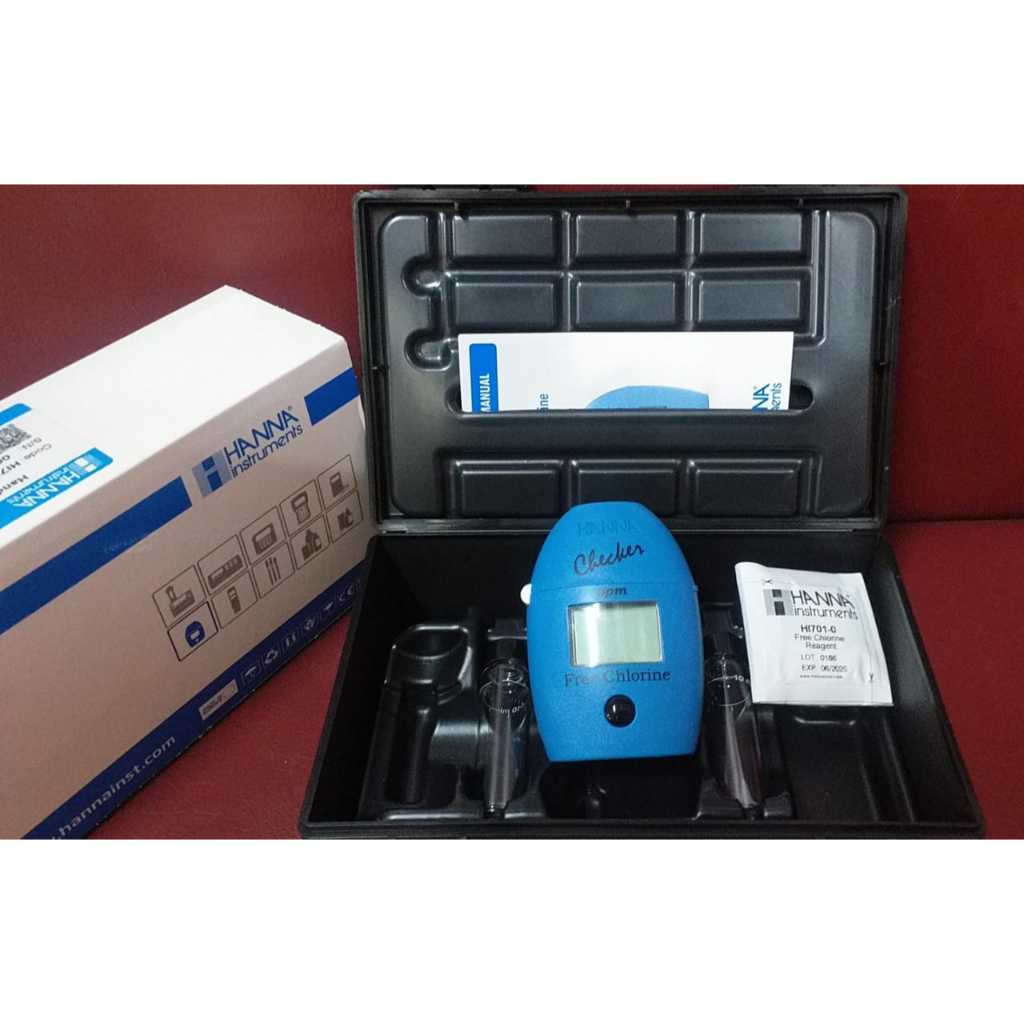 Jual HI 701 Free Chlorine Checker / Alat ukur Kadar Kaporit Hanna HI701 ...