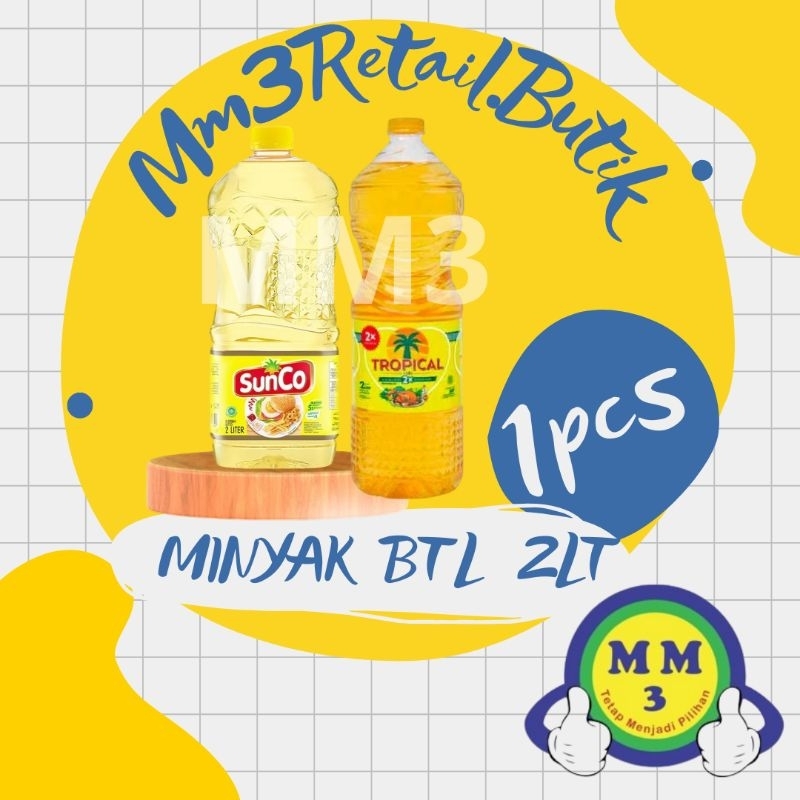 Jual MINYAK GORENG BOTOL 2LT / SUNCO BOTOL 2 LITER / TROPICAL BOTOL 2L ...