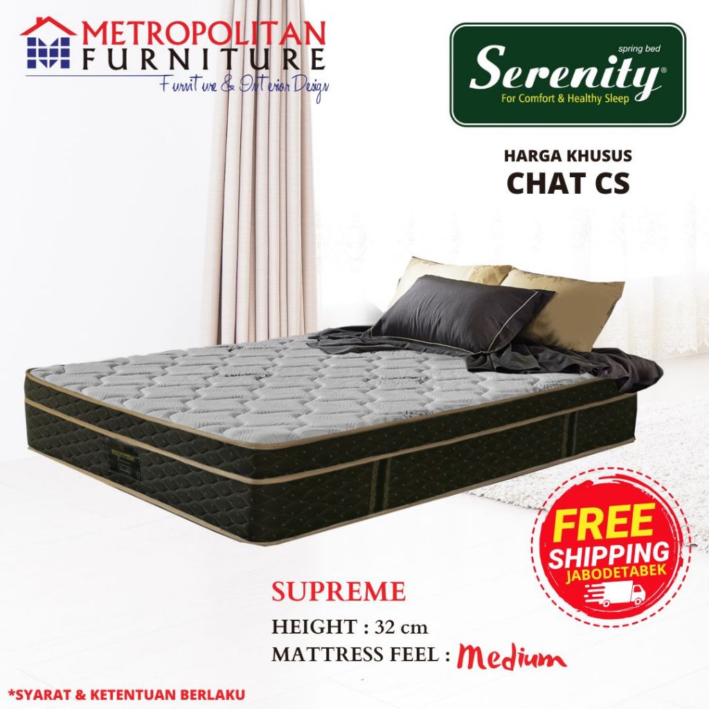 Jual Kasur Springbed Elite Serenity Supreme Spring Bed Matras Shopee