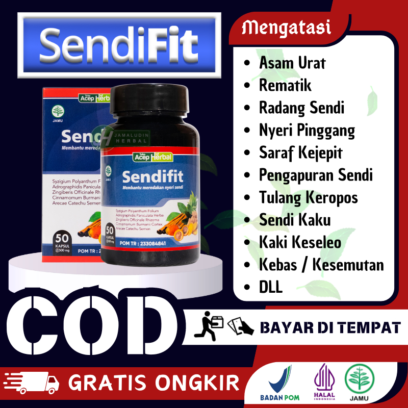 Jual SENDIFIT ORIGINAL - Suplemen Herbal Untuk Atasi Masalah Sendi ...