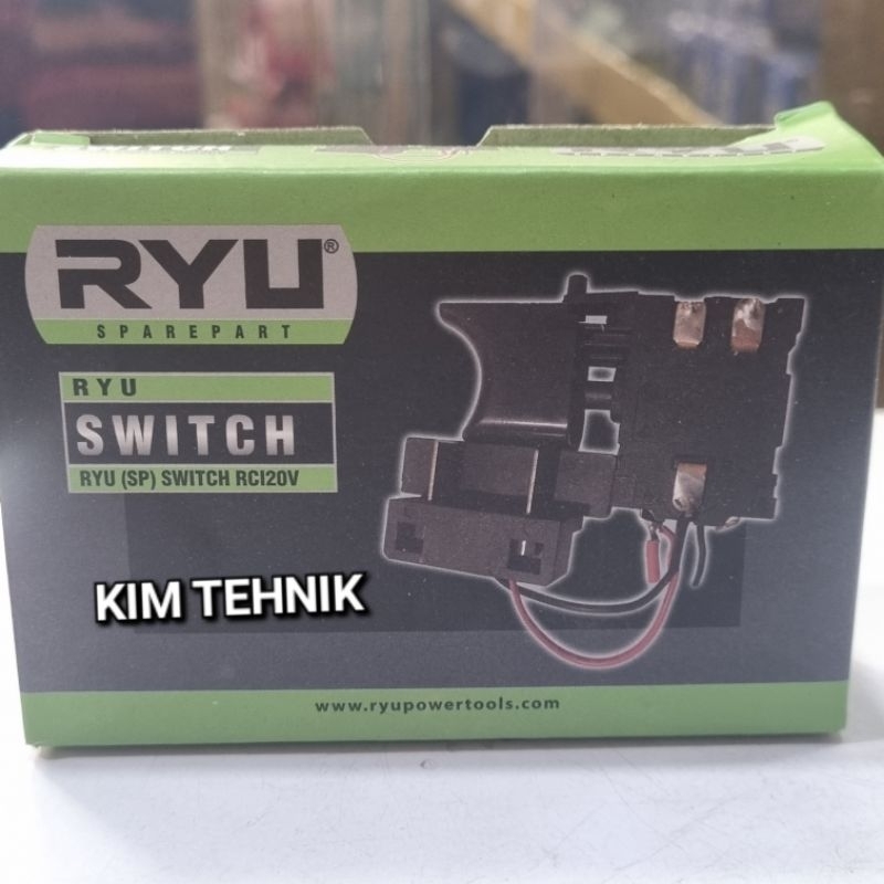 Jual RYU Saklar Switch Cordless RCI20V baterai bor RYU RCI 20V ORIGINAL ...