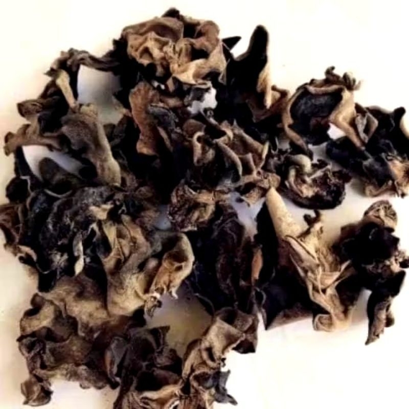 Jual JAMUR KUPING HITAM KERING SUPER SWALLOW PEOPLE 100gr | Shopee ...