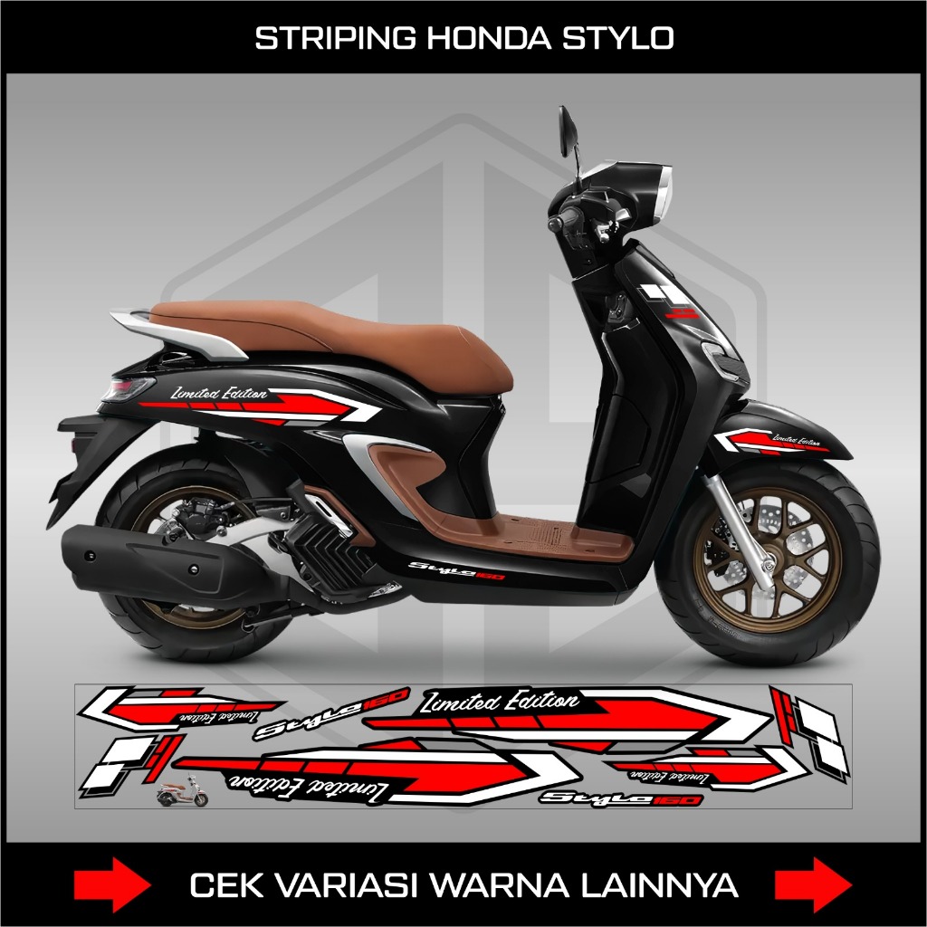 Jual STIKER STRIPING HONDA STYLO 160 LIMITED EDITION / STICKER LIST ...