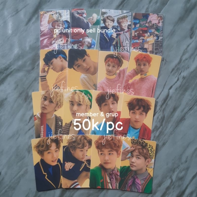 Jual photocard official sticker noren markhyuck chenji jeno renjun mark ...