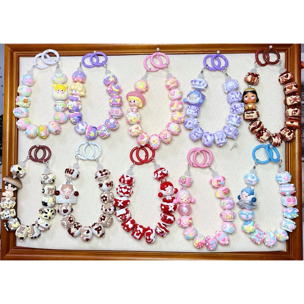 Jual Part 4 Charm Strap DIY HP Popbean popmart miniatur handphone ...