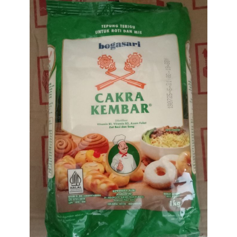 Jual TEPUNG TERIGU CAKRA KEMBAR PREMIUM 1 KG | Shopee Indonesia