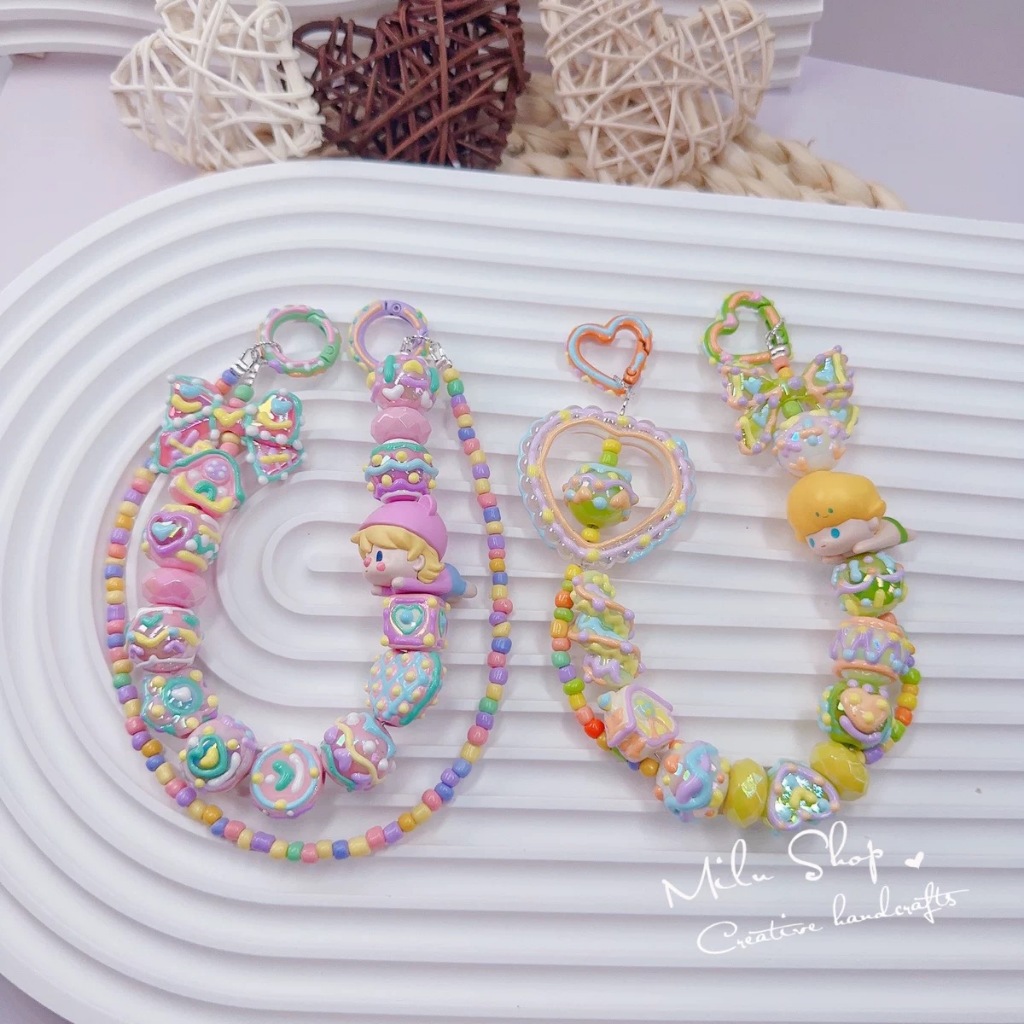 Jual Part 2 Premium Charm Strap DIY HP Popbean popmart miniatur ...
