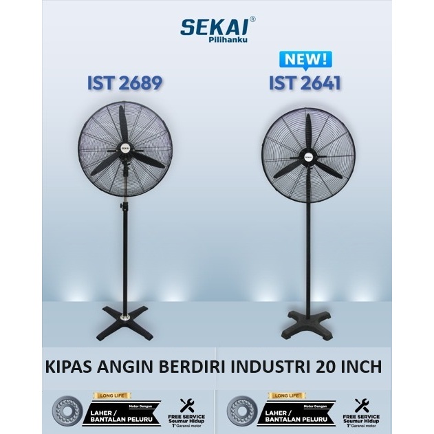 Jual Sekai Kipas Angin Tumpu Industri IST 2689 IST2689 Berdiri IST2641 ...