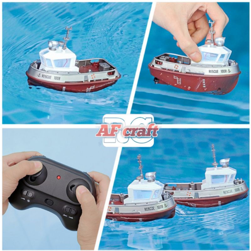 Jual Remot control mini tugboat scale model 2,4ghz | Shopee Indonesia