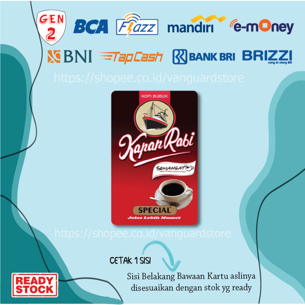 Jual KARTU E MONEY E TOLL GAMBAR KEMASAN KOPI BUBUK EMONEY MANDIRI ...